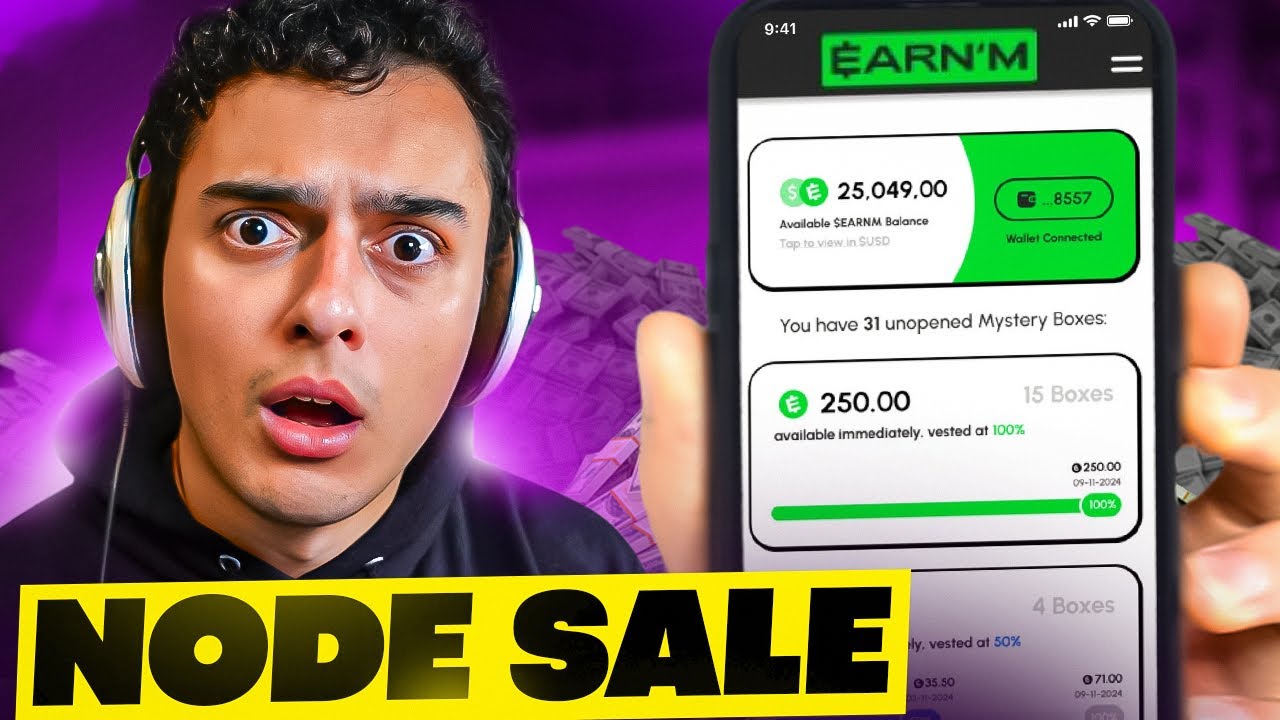 Earn'M CEO Interview on Upcoming Node Sale - WATCH BEFORE BUYING - YouTube