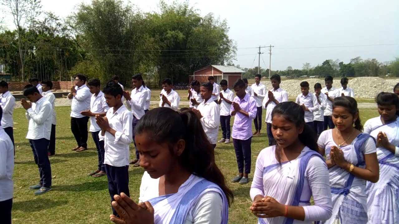 Morning prayer assembly in school - YouTube
