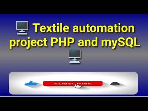 Textile Management System Php mySQL - YouTube