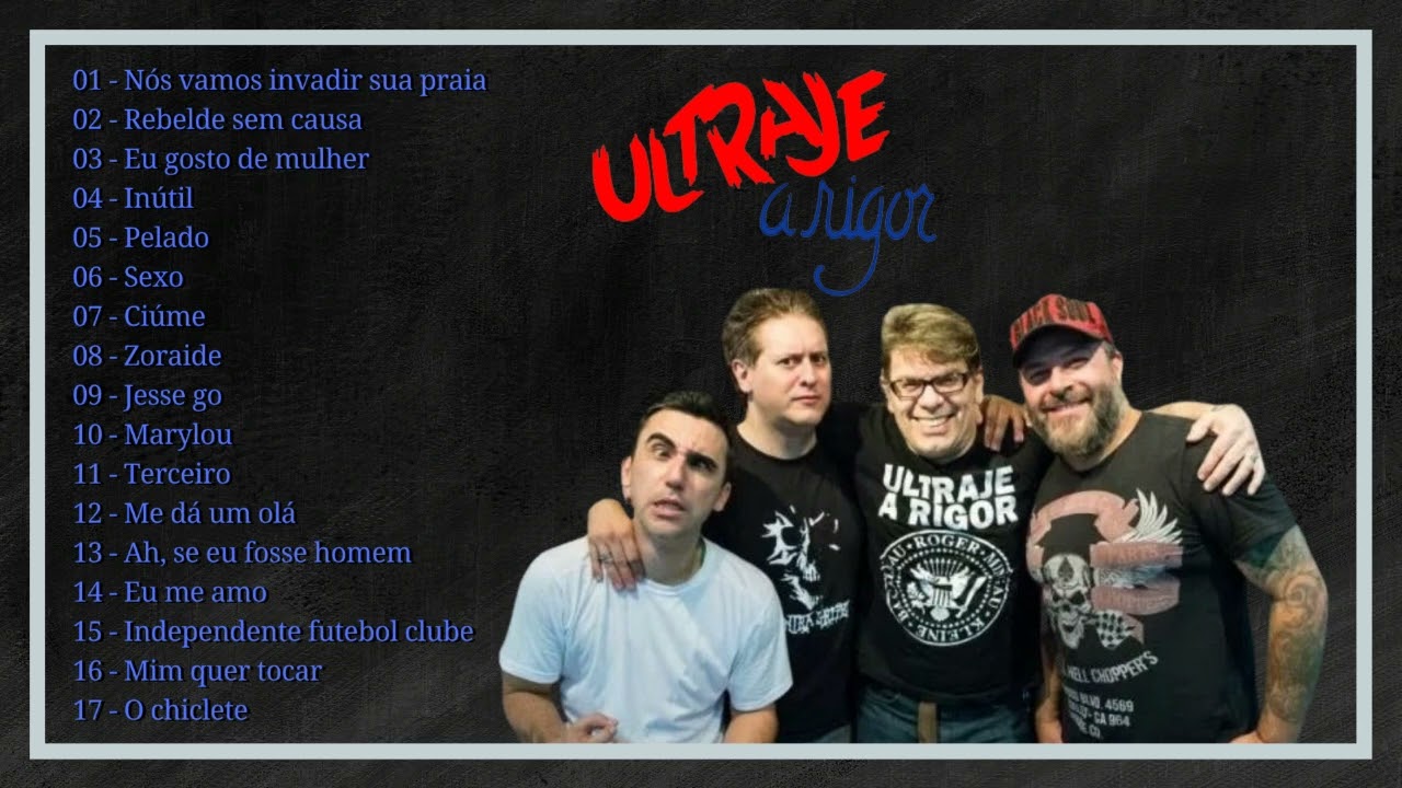 As melhores do Ultraje a Rigor - Coletânea Pop Rock Nacional - YouTube