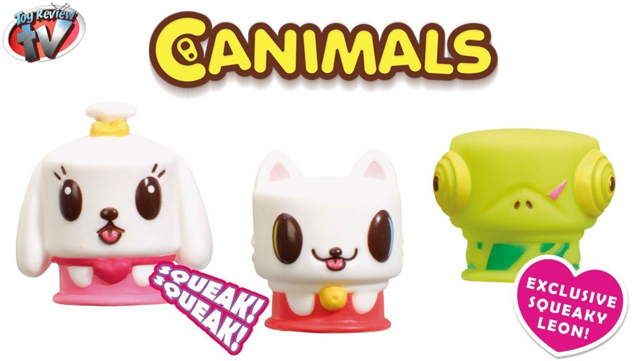 Canimals Squeaky Figures Triple Pack Toy Review, Vivid - YouTube