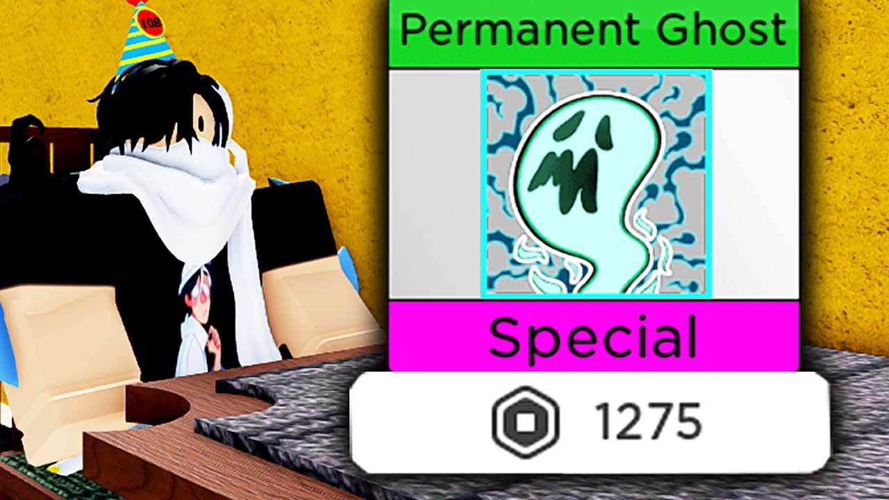 O QUE OFERECEM PELA PERM GHOST NO BLOX FRUITS - YouTube