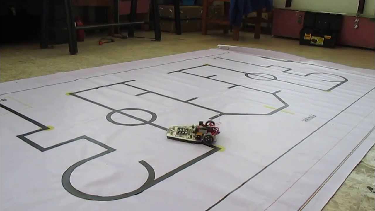 Analog Line Tracer Robot V6 - YouTube