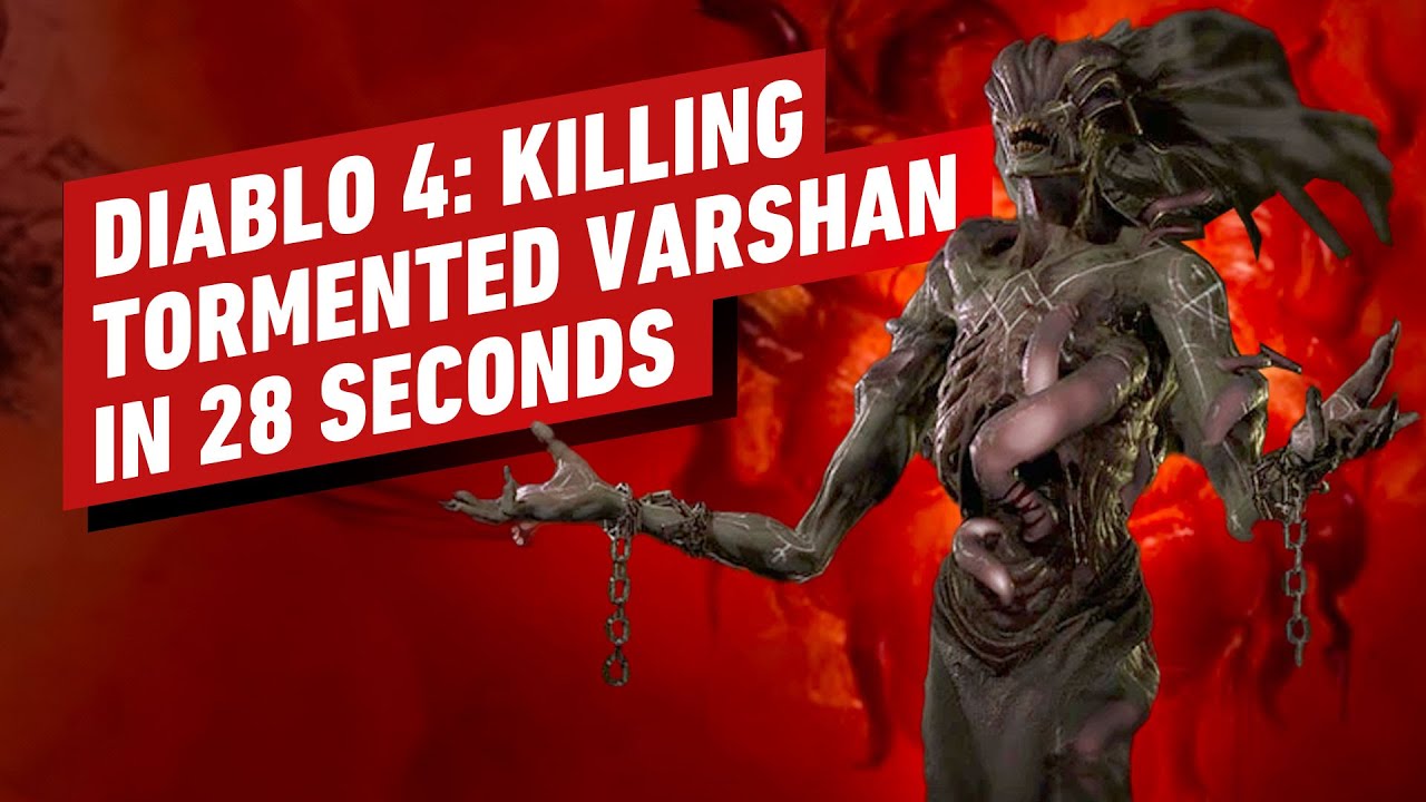 Diablo 4: Killing Tormented Echo of Varshan in 28 Seconds - YouTube