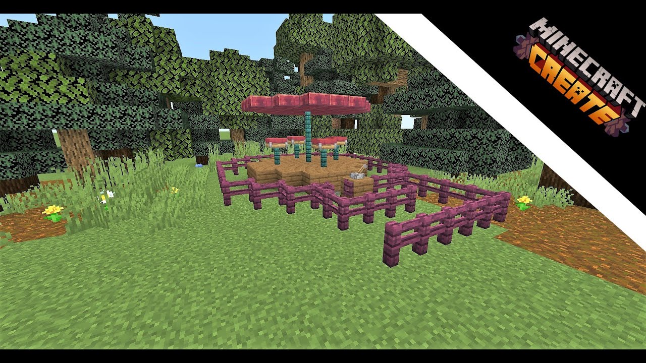 How to make a WORKING CAROUSELL in Minecraft! [Create Mod] - YouTube