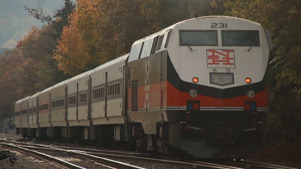 Saturday Afternoon Amtrak & Metro North Action At Manitou Featuring GE ...