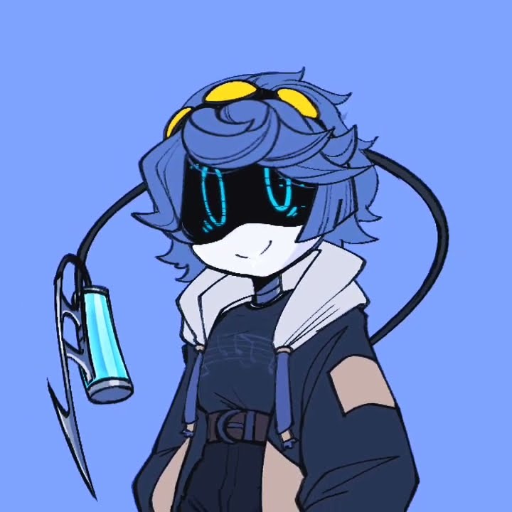 This is my oc his name is serial designation X or X for short # ...