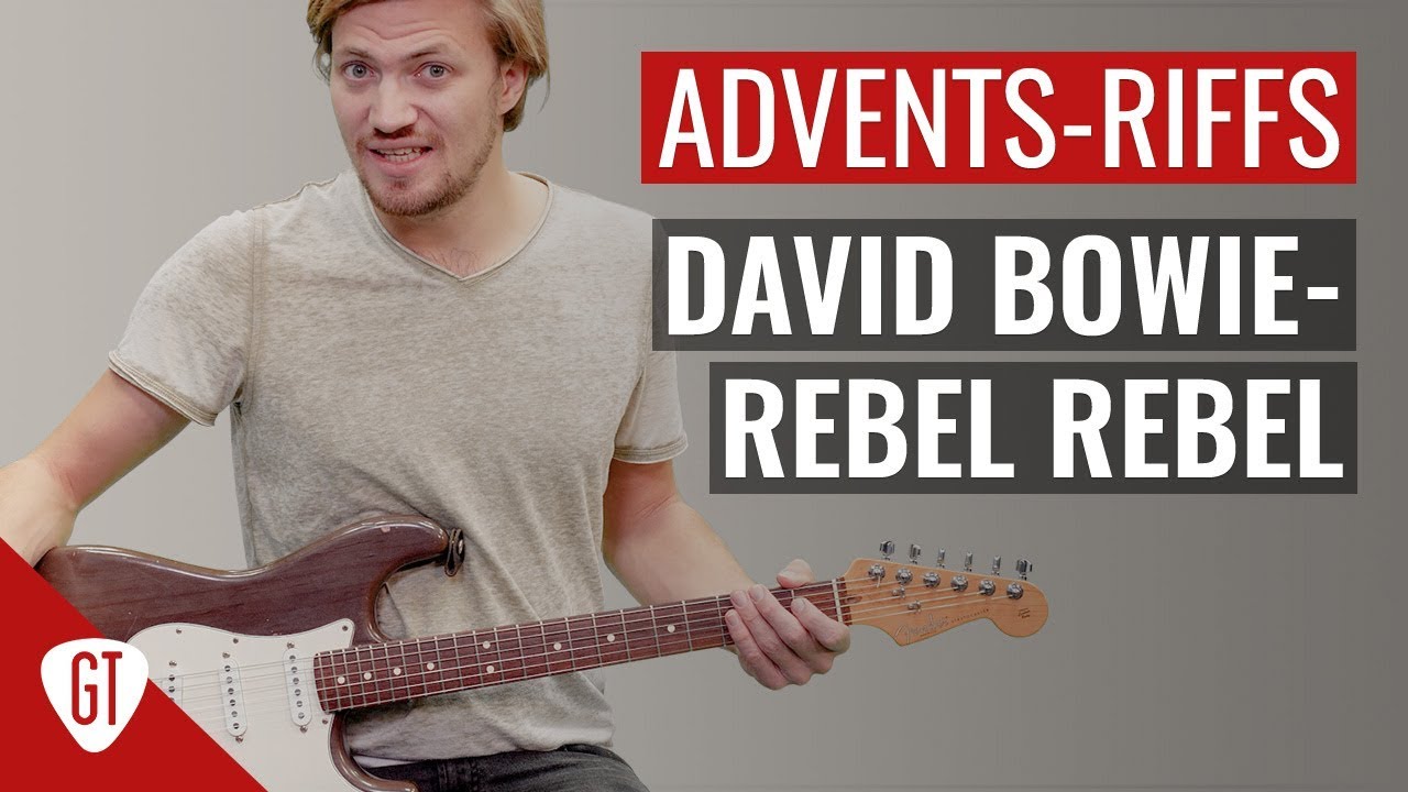 David Bowie - Rebel Rebel | Riff Tutorial Deutsch - YouTube