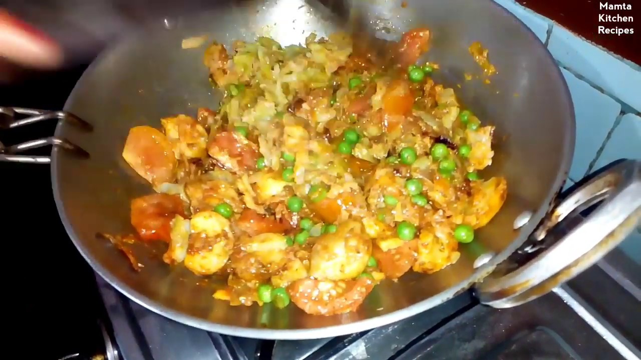 Cabbage Matar Recipe-Simple Cabbage Sabji | Bandh Gobhi Matar-Cabbage ...