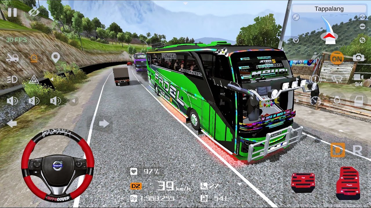 Bus Pariwisata Maudi JB5 Corong Atas Perjalanan Panjang #bus # ...