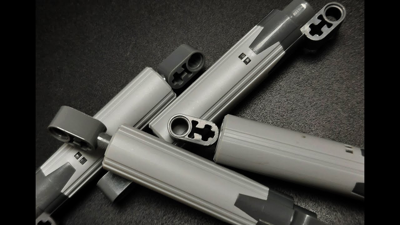 Testing lego technic linear actuator strength - YouTube