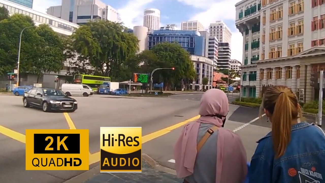 Singapore, clark quay mrt to funan IT mall walk - YouTube