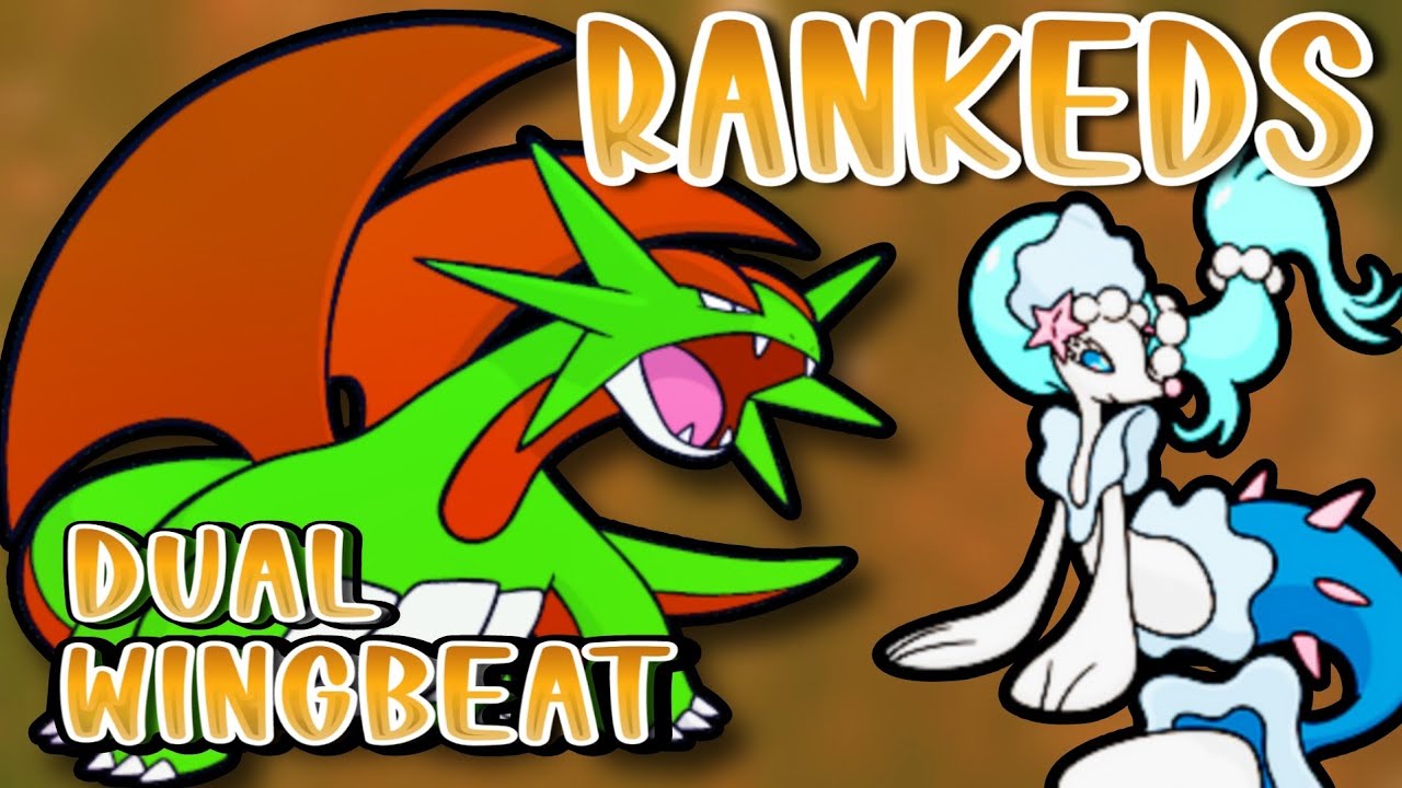 Este SALAMENCE mixto con DUAL WINGBEAT es genial en Regulacion H ...