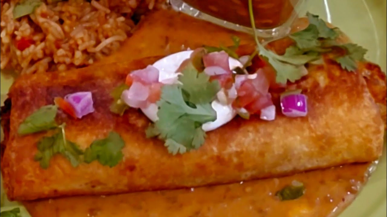 Crispy Chicken Chimichangas - YouTube