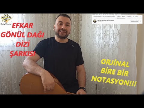 EFKAR (Gönül Dağı Dizi Şarkısı) Kısa Sap Bağlama Ders 43