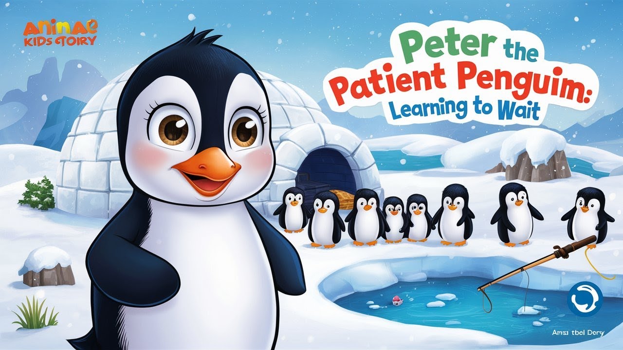 Peter the Patient Penguin: Learning to Wait. Animated Story for Kids ...