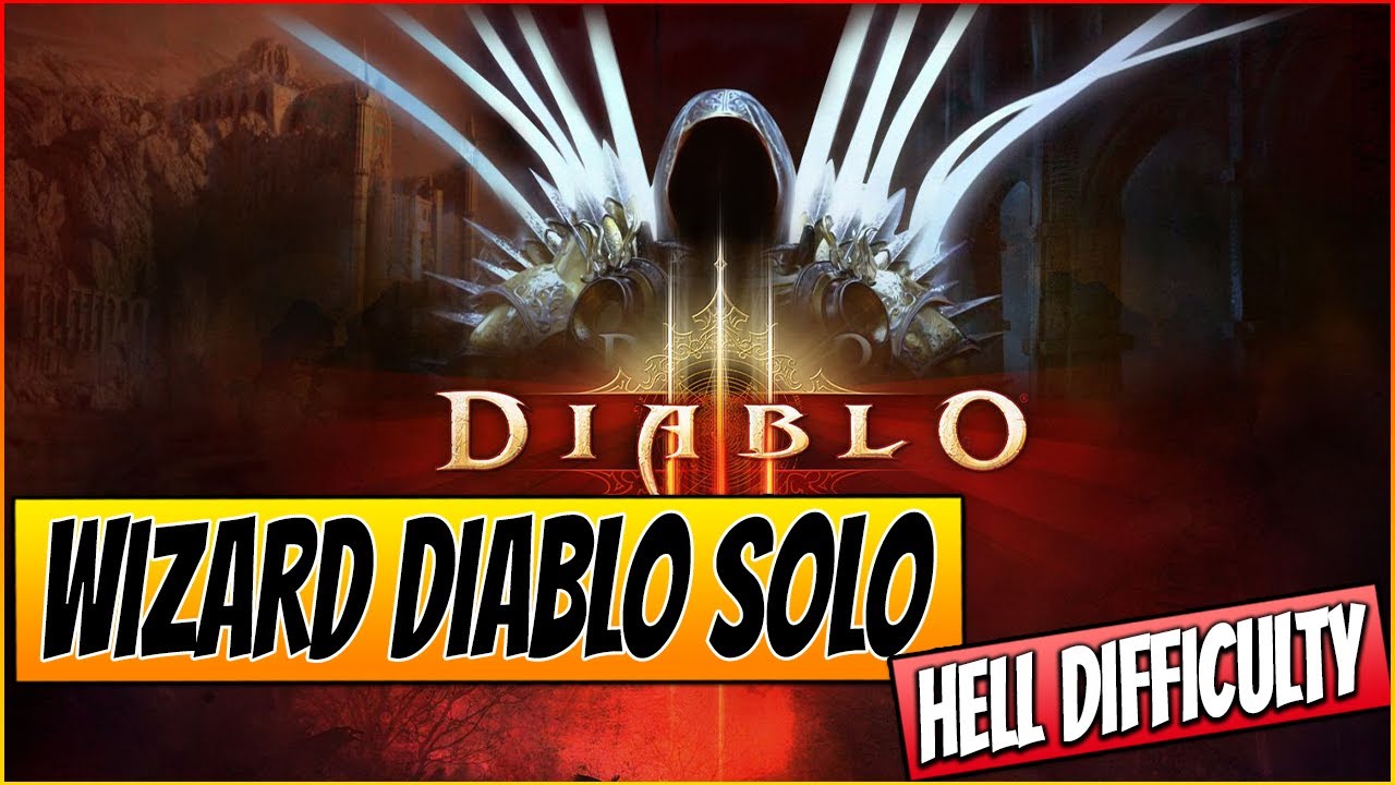 Diablo 3 Gameplay - Soloing Diablo Hell Final Boss Fight - Wizard lvl ...
