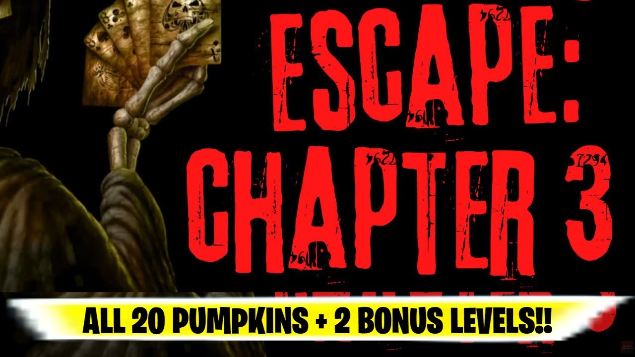 HAUNTED ESCAPE CHAPTER 3 Fortnite (All 20 Pumpkins & 2 Bonus Levels) | Jkr_julian haunted escape ...