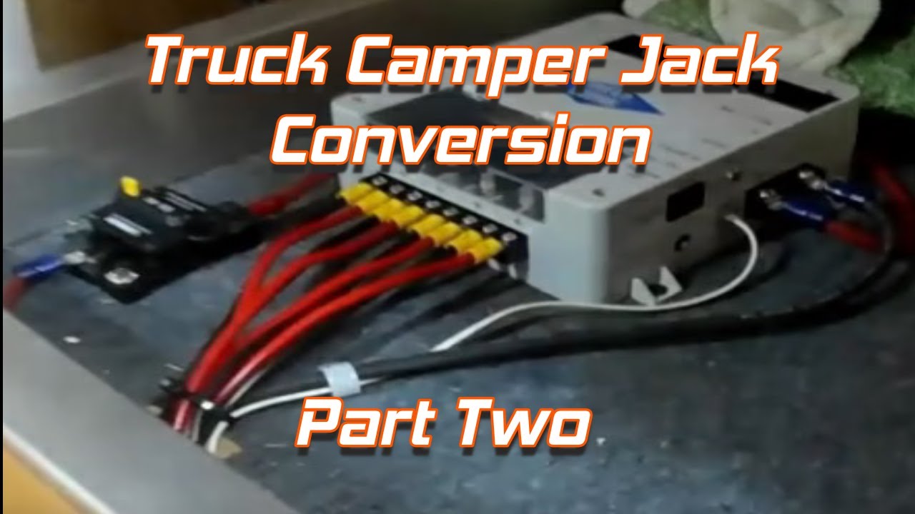 Truck Camper Jack Conversion- Part 2 - YouTube