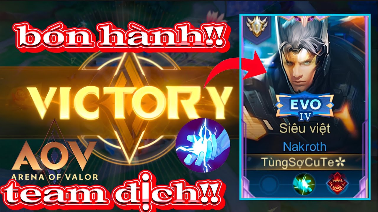 LIÊN QUÂN| NAKROTH BÓN HÀNH TEAM ĐỊCH CÙNG ĐỒNG ĐỘI CỰC CĂNG!!! - YouTube