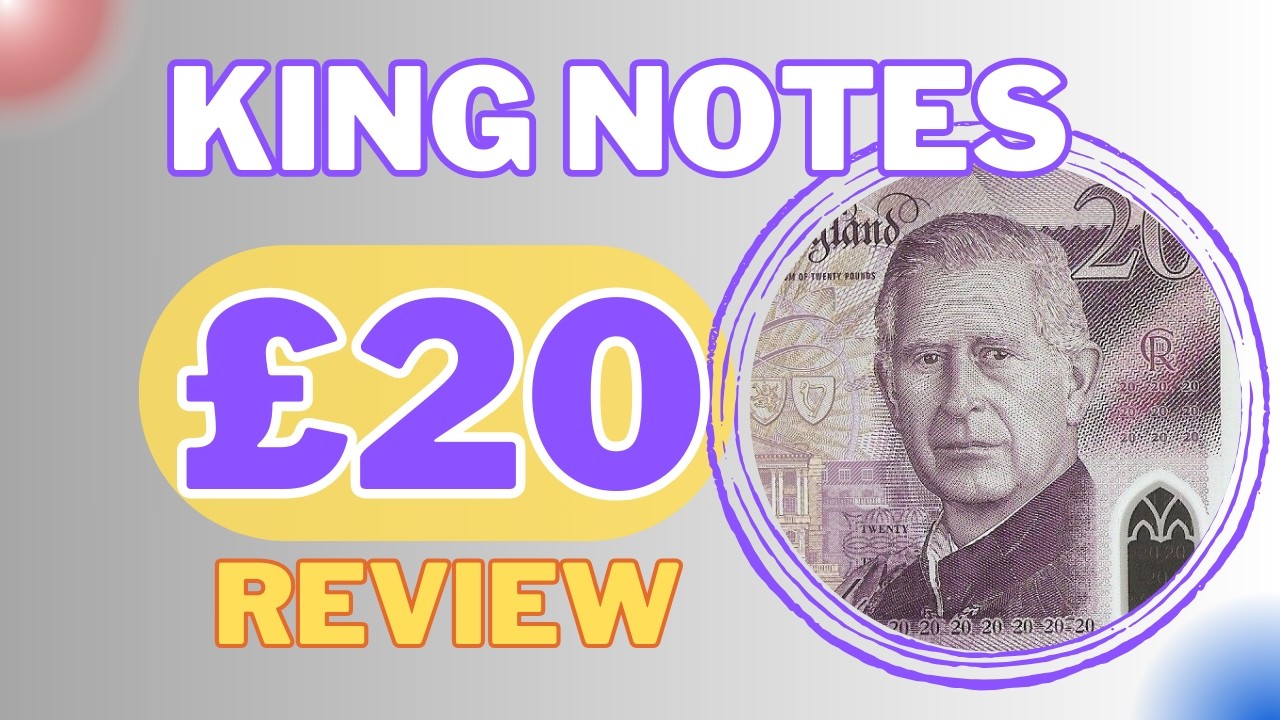king Charles III £20 note review - YouTube