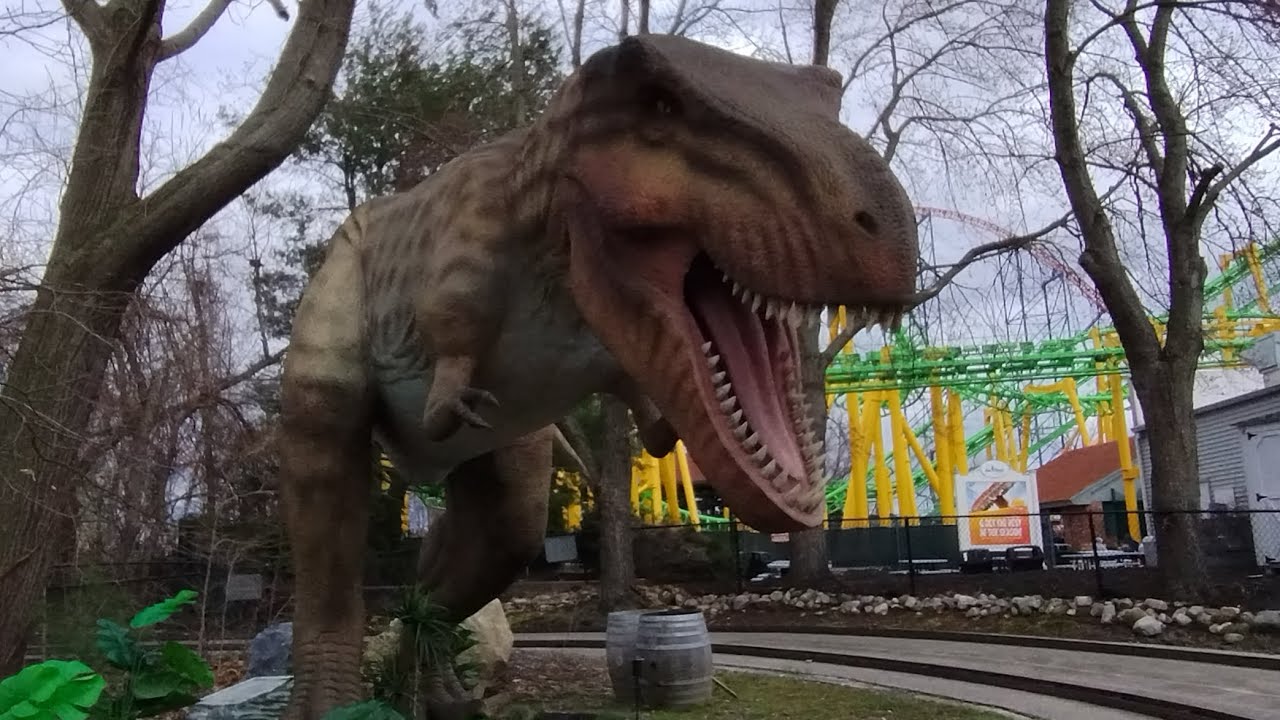 Dino Off Road Adventure P.O.V. at Six Flags New England - YouTube