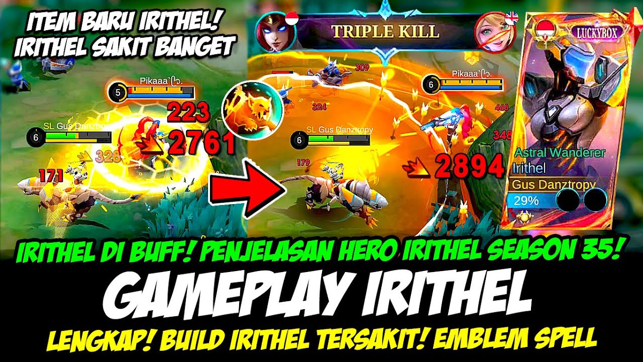 CARA MAIN IRITHEL BUFF TIPS PRO IRITHEL SEASON 35 BUILD IRITHEL ...