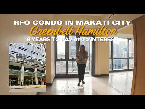 Greenbelt Hamilton RFO Condo in Makati City, Legazpi Street | RENT-TO-OWN 0% Interest