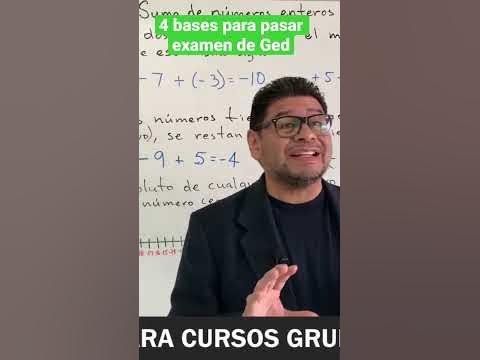 Matemáticas básicas para pasar examen de Ged en Español📚 - YouTube