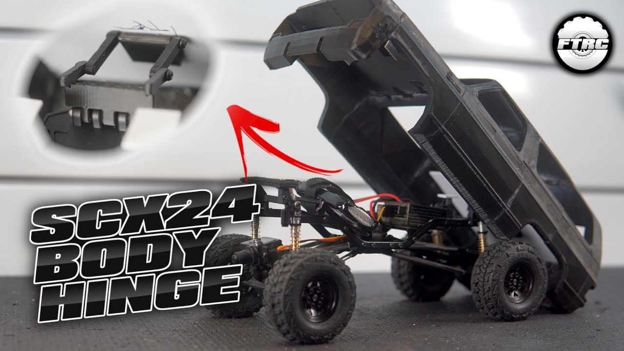 Custom SCX24 Body Hinge | Axial SCX24 Blazer Build - YouTube