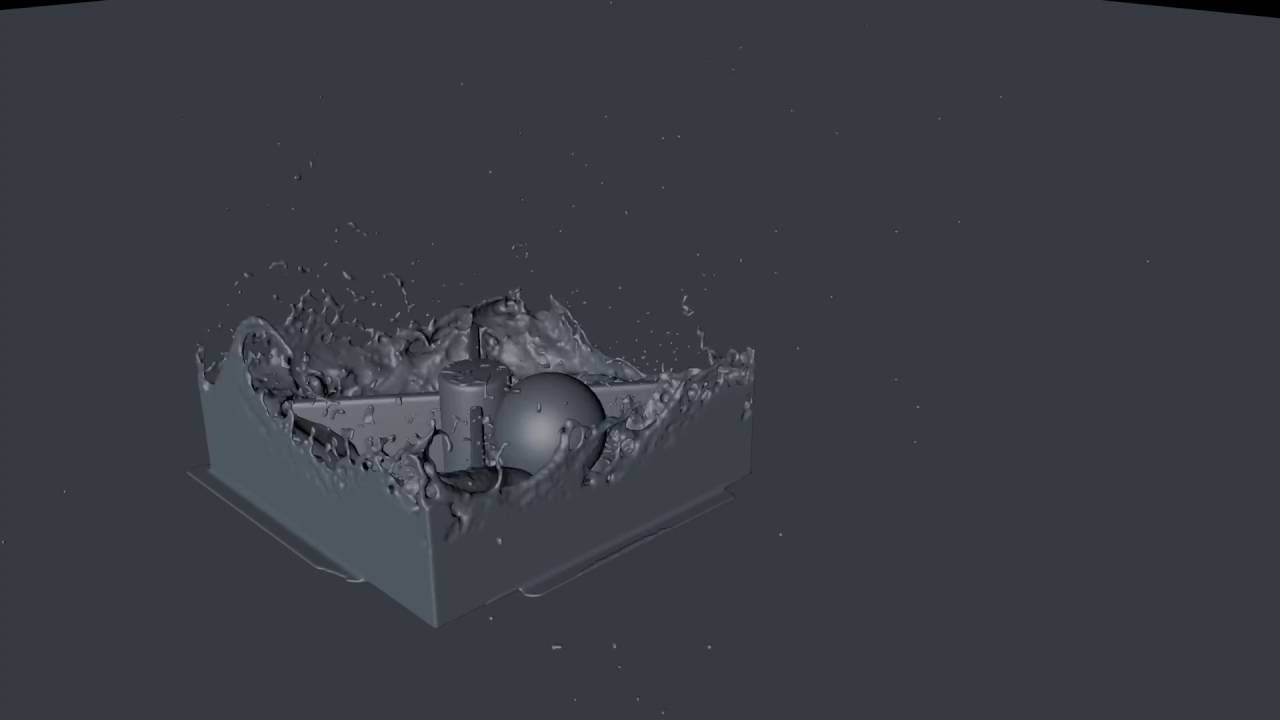 Cinema 4d fluid Realflow Water and Honey Test [HD 1080p60] - YouTube