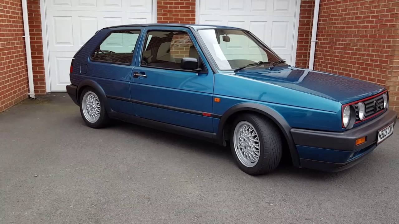 Mk2 Golf GTI in capri green - YouTube