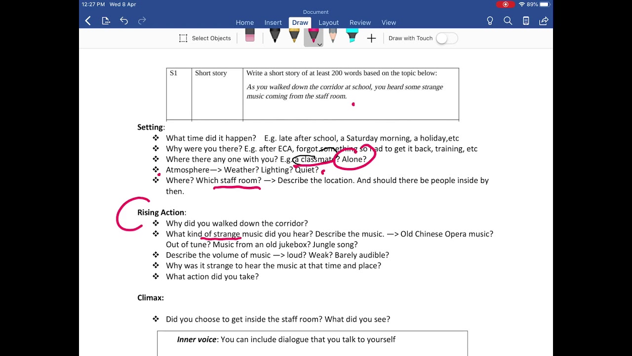 S1 Process Writing 2 - YouTube