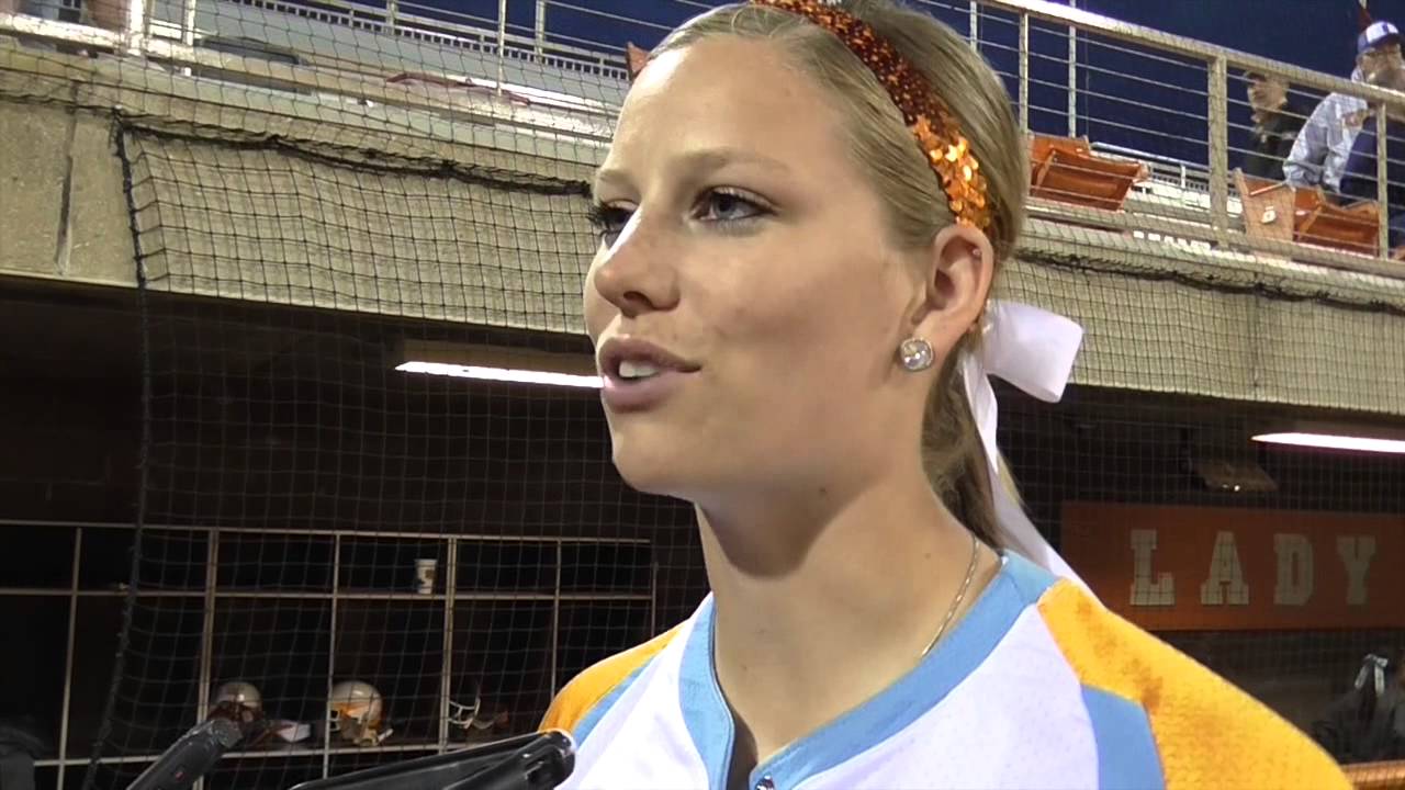 UT Softball: Madison Shipman Postgame 3-21-14 - YouTube