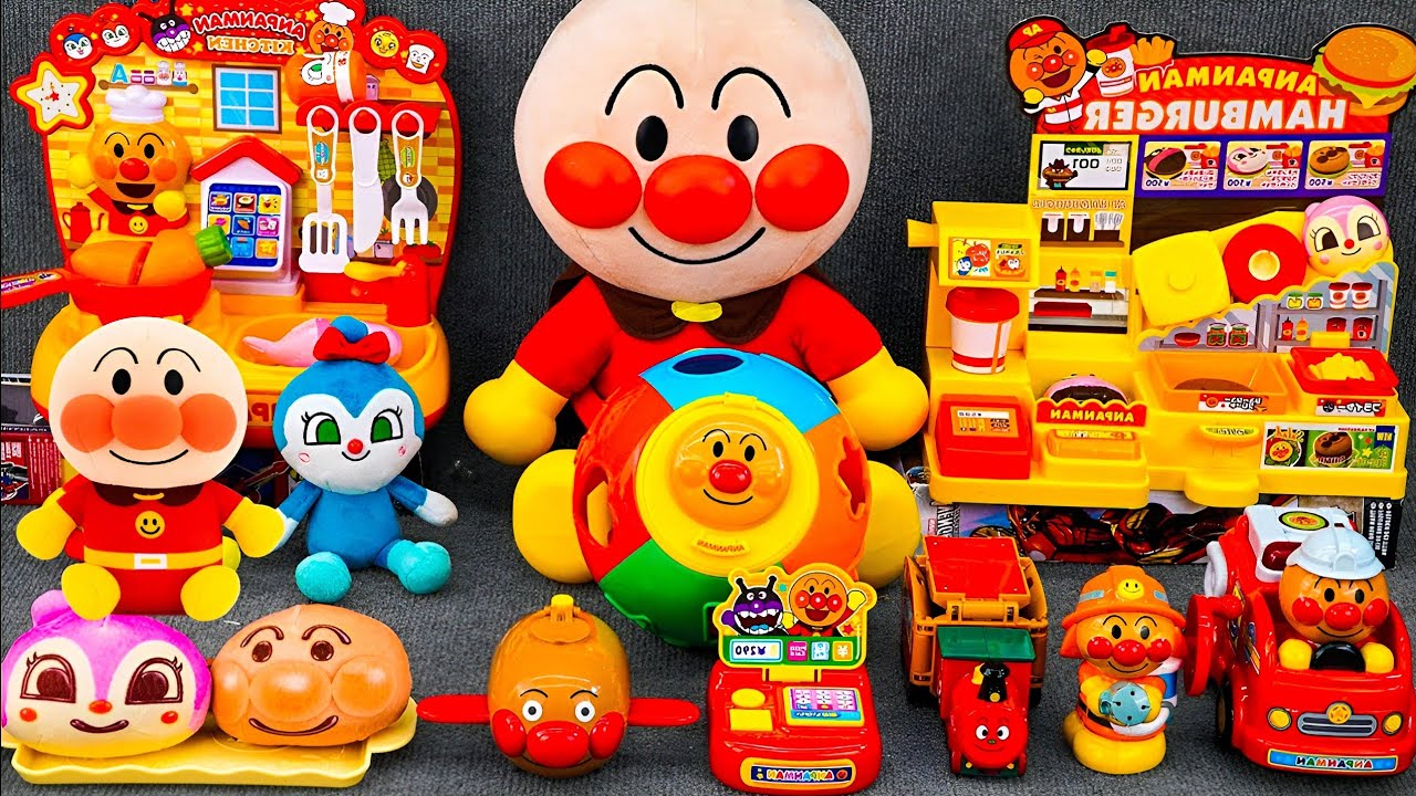 11 Minutes Satisfying With Unboxing Anpanman Kitchen Cooking set ...