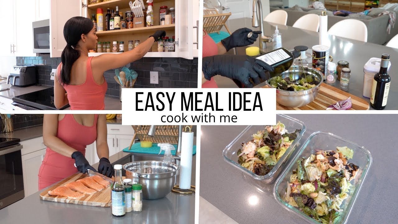 QUICK AND EASY HEALTHY MEAL IDEA // COOK WITH ME // Jessica Tull - YouTube