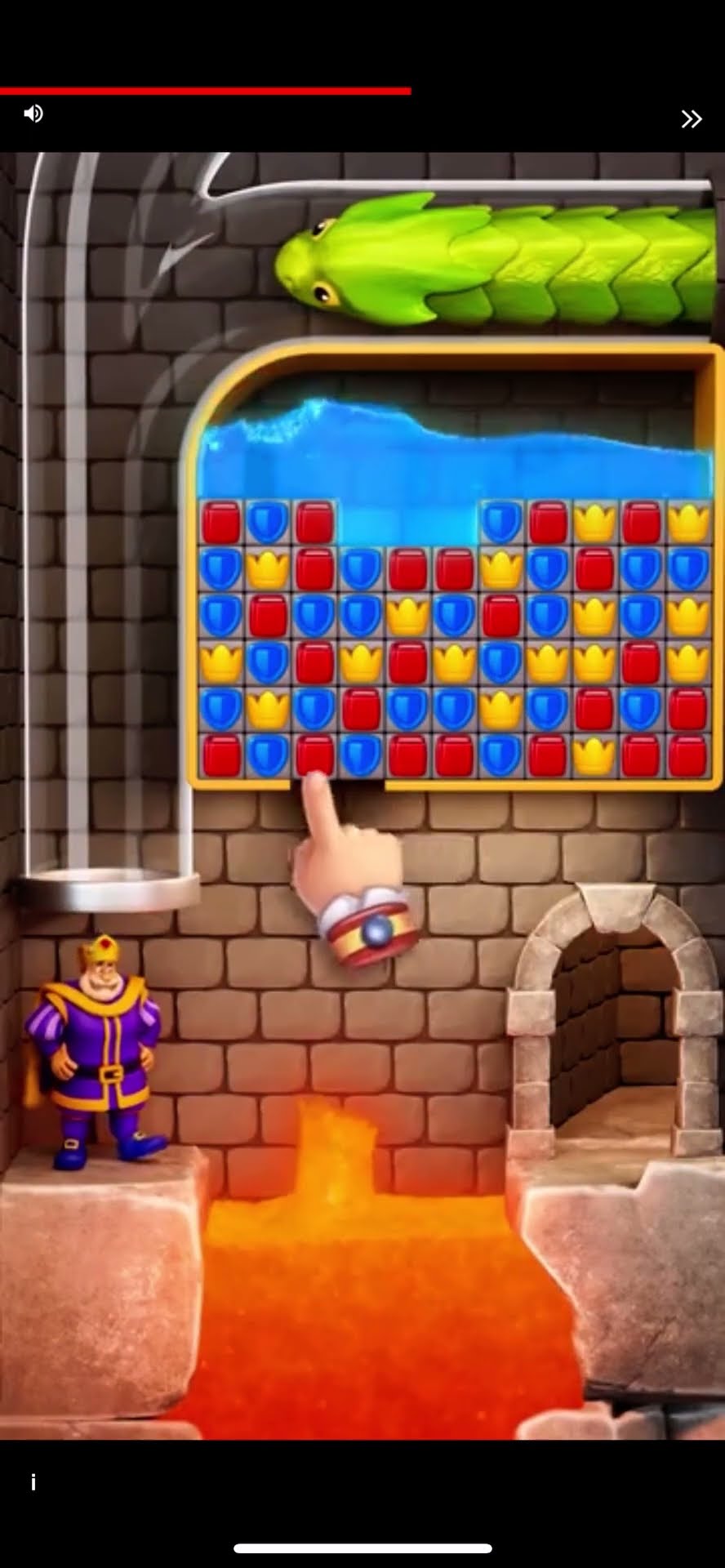 Royal Match a Big Snake Attack #games #newgame #gaming - YouTube