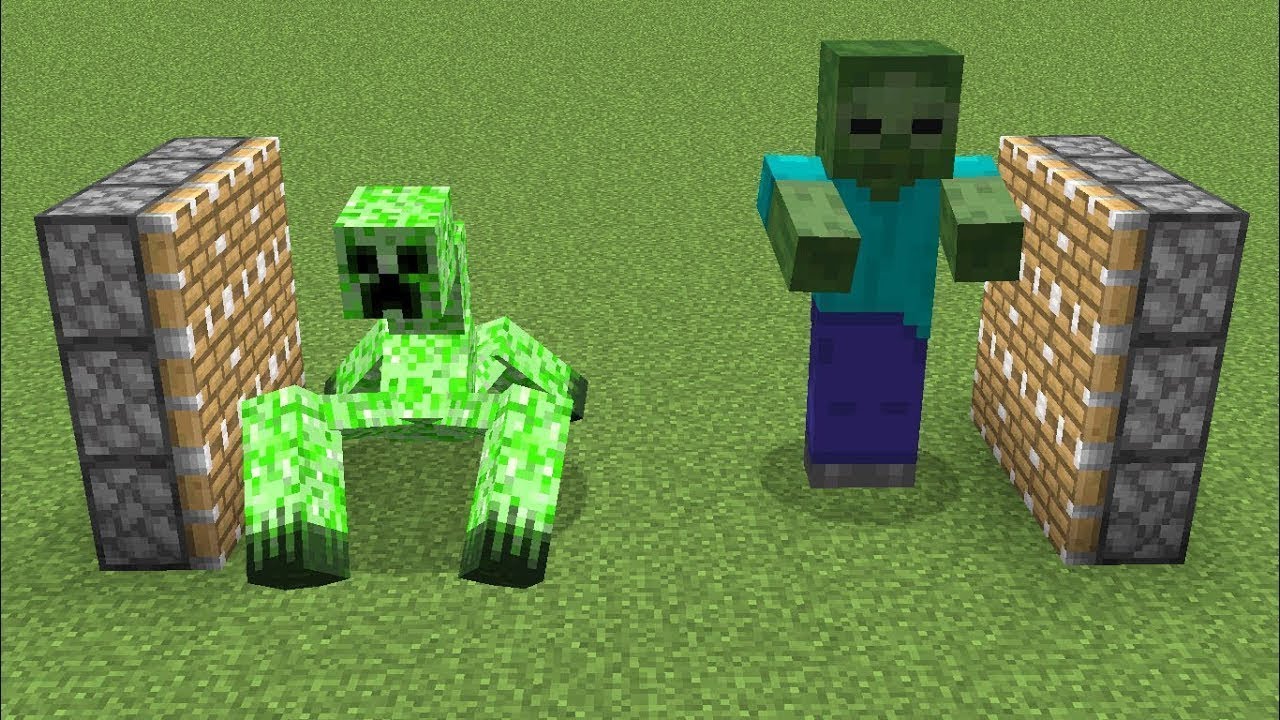 mutant creeper + zombie = ??? - YouTube