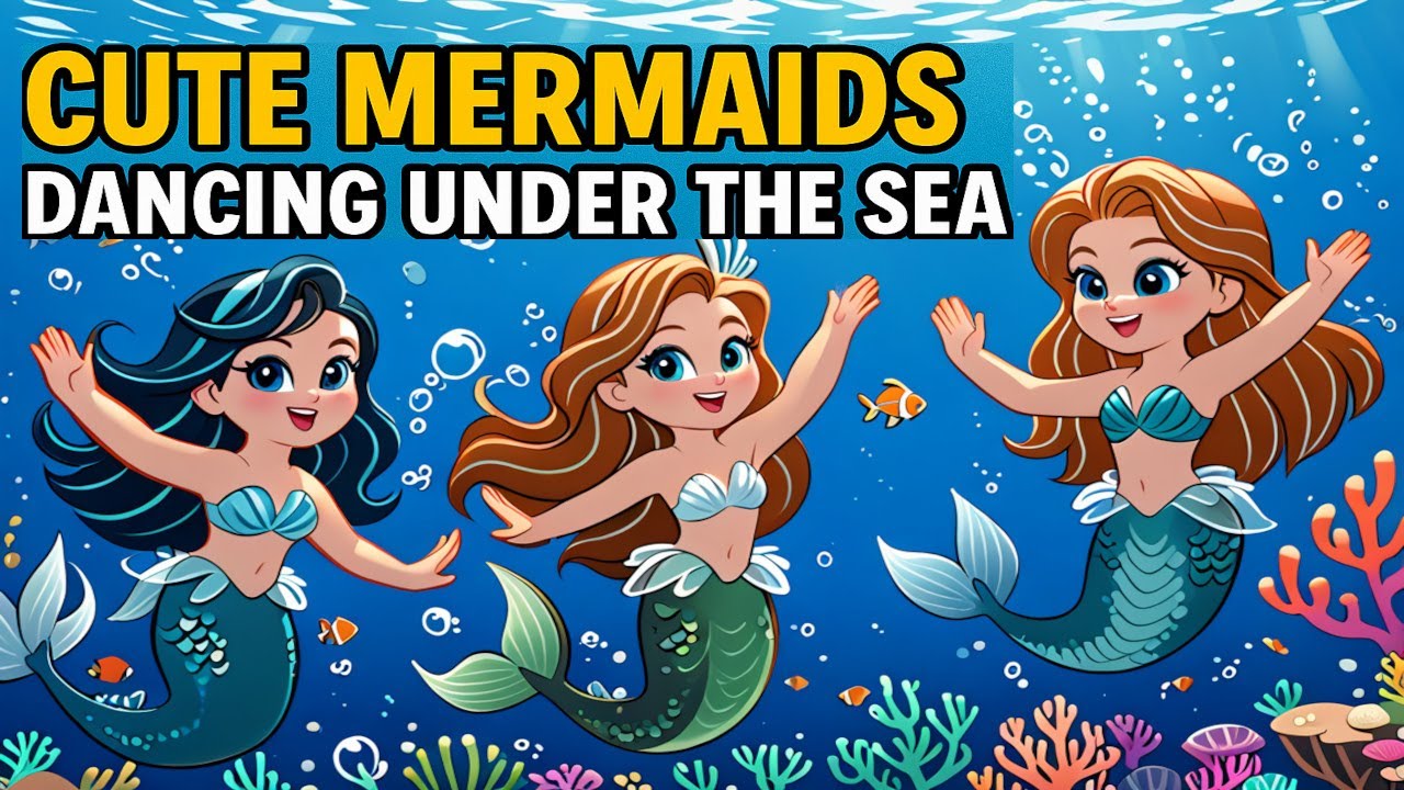 Cute Mermaids Dancing Under The Sea - YouTube