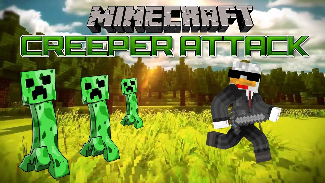 Minecraft INSANE! Creeper Attack! - YouTube