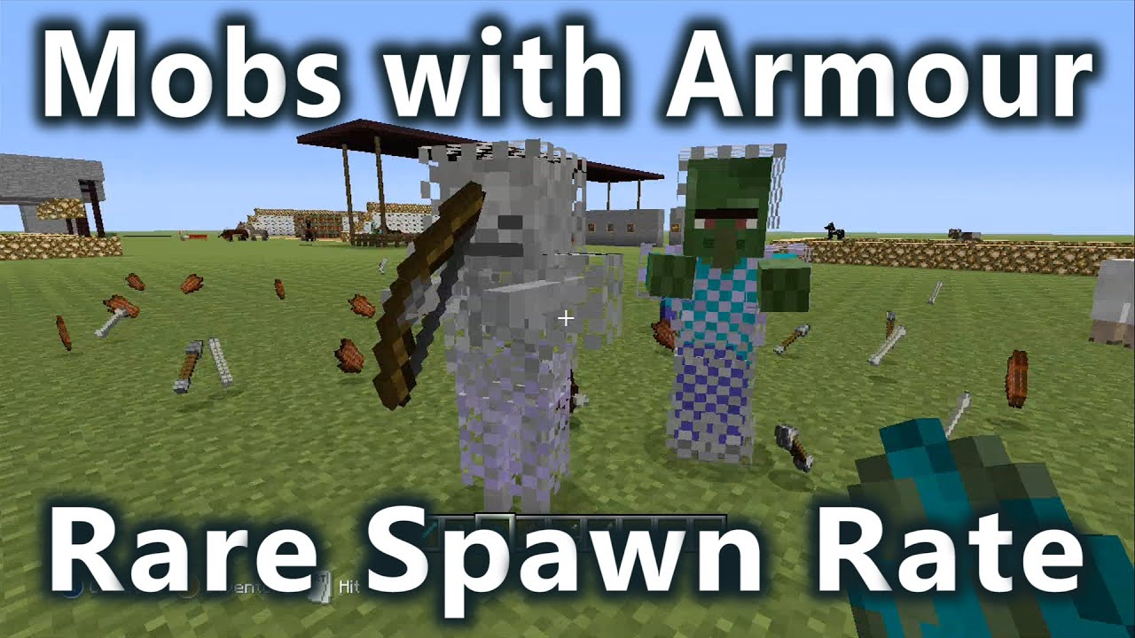 Minecraft - Title Update 19 - Armoured Zombies and Skeletons! (Rare ...
