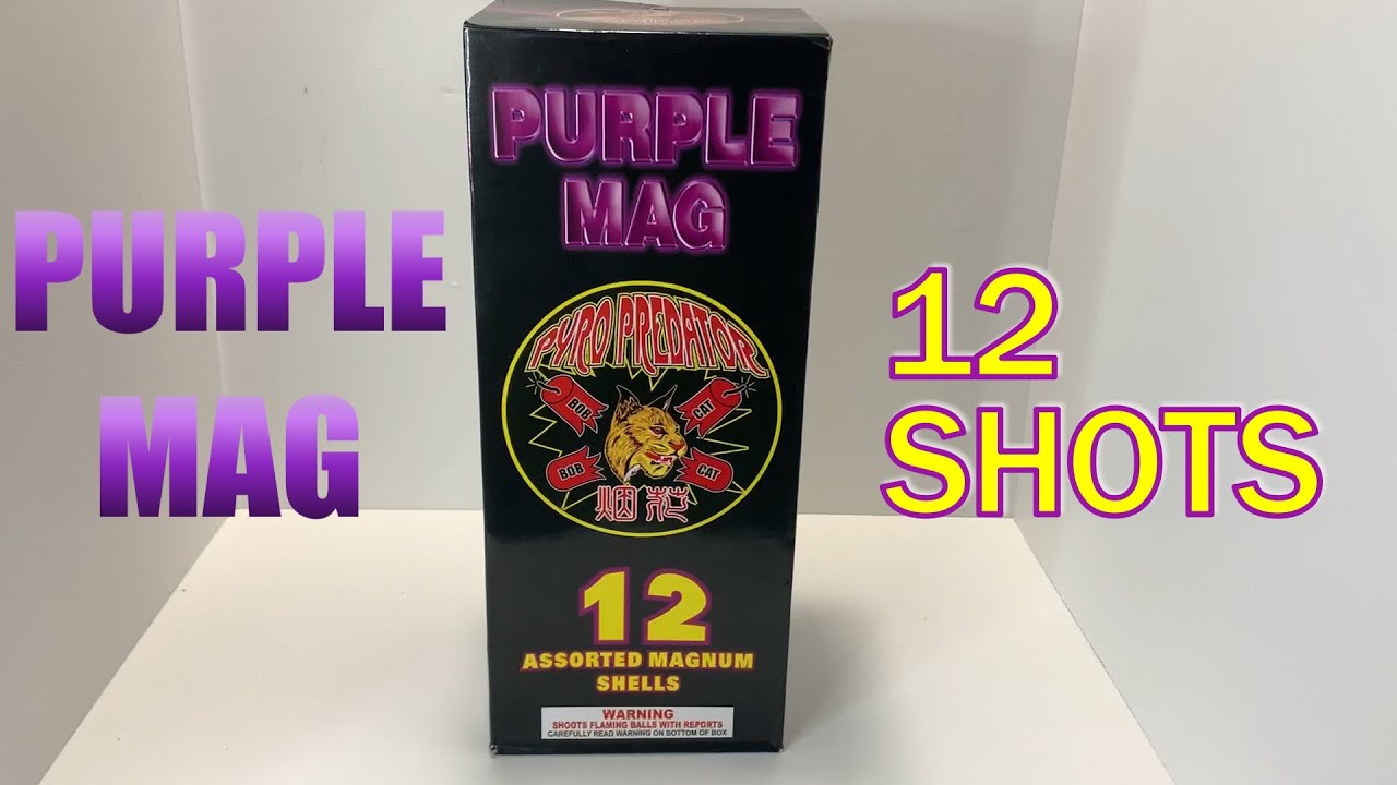 Purple Mag By Pyro Predator Fireworks - YouTube