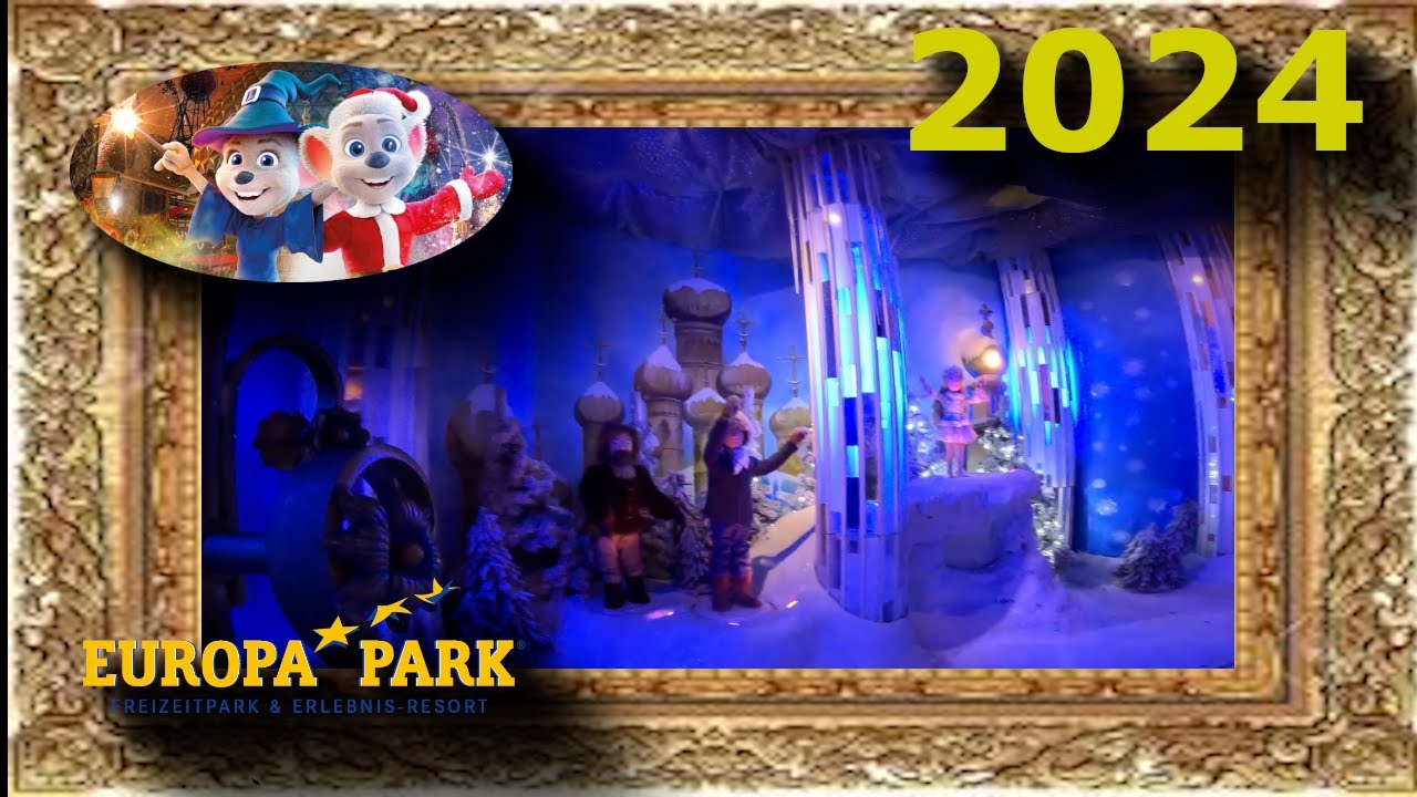 Schlittenfahrt Schneeflöckchen | onride | HALLOWinter im Europa Park ...