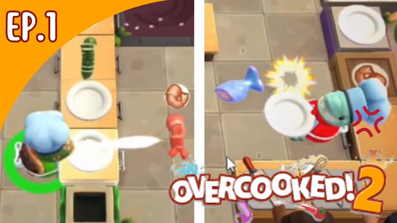 C'est la panique en cuisine ! 👨‍🍳 #1 (OverCooked II) - YouTube