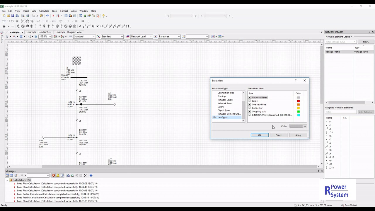 PSS Sincal Edit View - YouTube