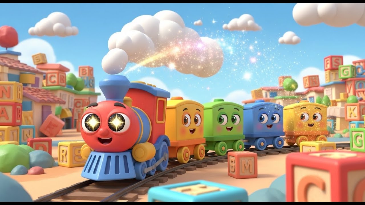ABC Train to Alphabet Town 🚂🔤🏘️ | Learn ABC for Kids | Alphabet ...