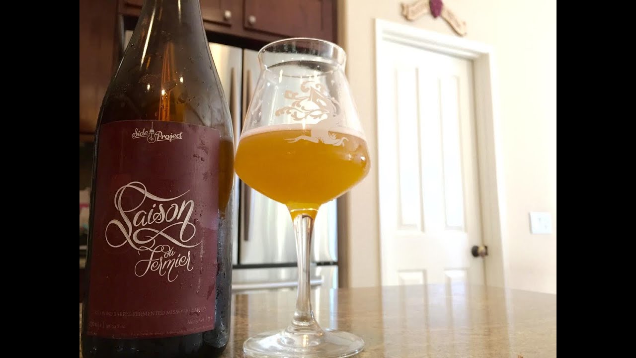 Beer Review #290 - Side Project Brewing - Saison du Fermier - 7% ABV ...