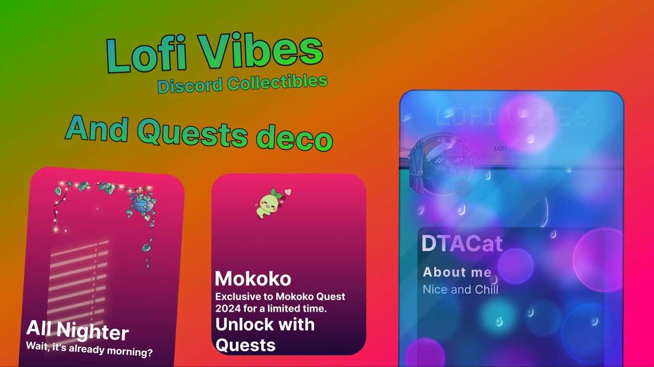 Discord Added Lo-fi Vibes and Quest Cosmetics - YouTube