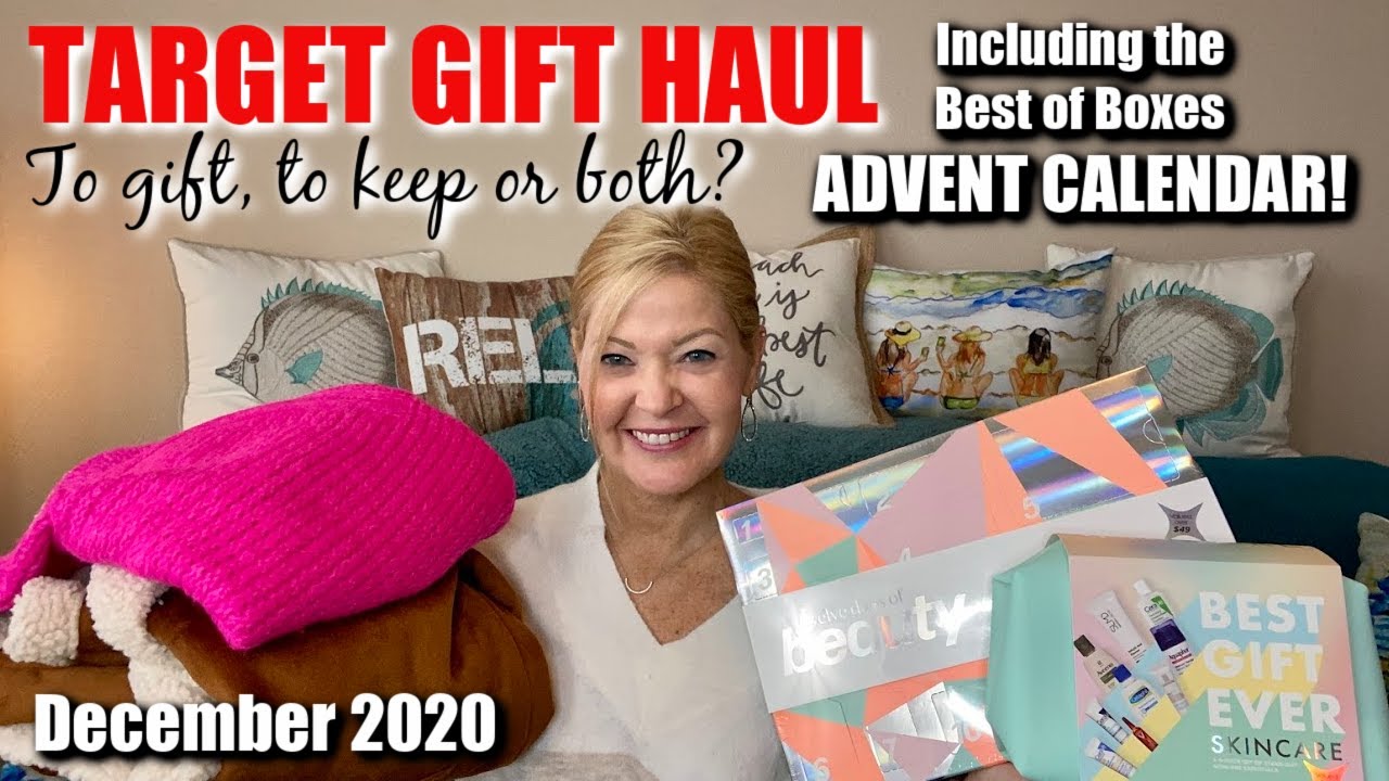 Target Gift Haul | December 2020 | 12 Days of Beauty Advent Calendar ...