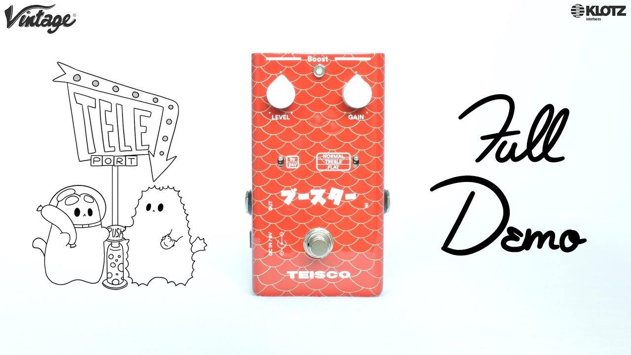 Teisco Boost DEMO & REVIEW | Vintage FET Preamp Boost + Low Gain Drive | Guitar & Bass into Tube ...